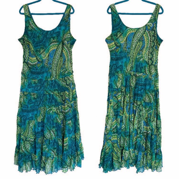 Jones New York | Dresses | Jones New York Paisley Printed Chiffon ...